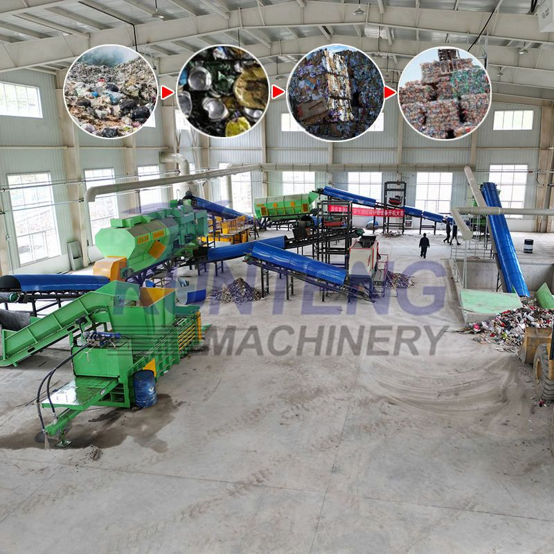 Buy Turnkey Project Municipal Solid Waste Recycling Machine Waste ...