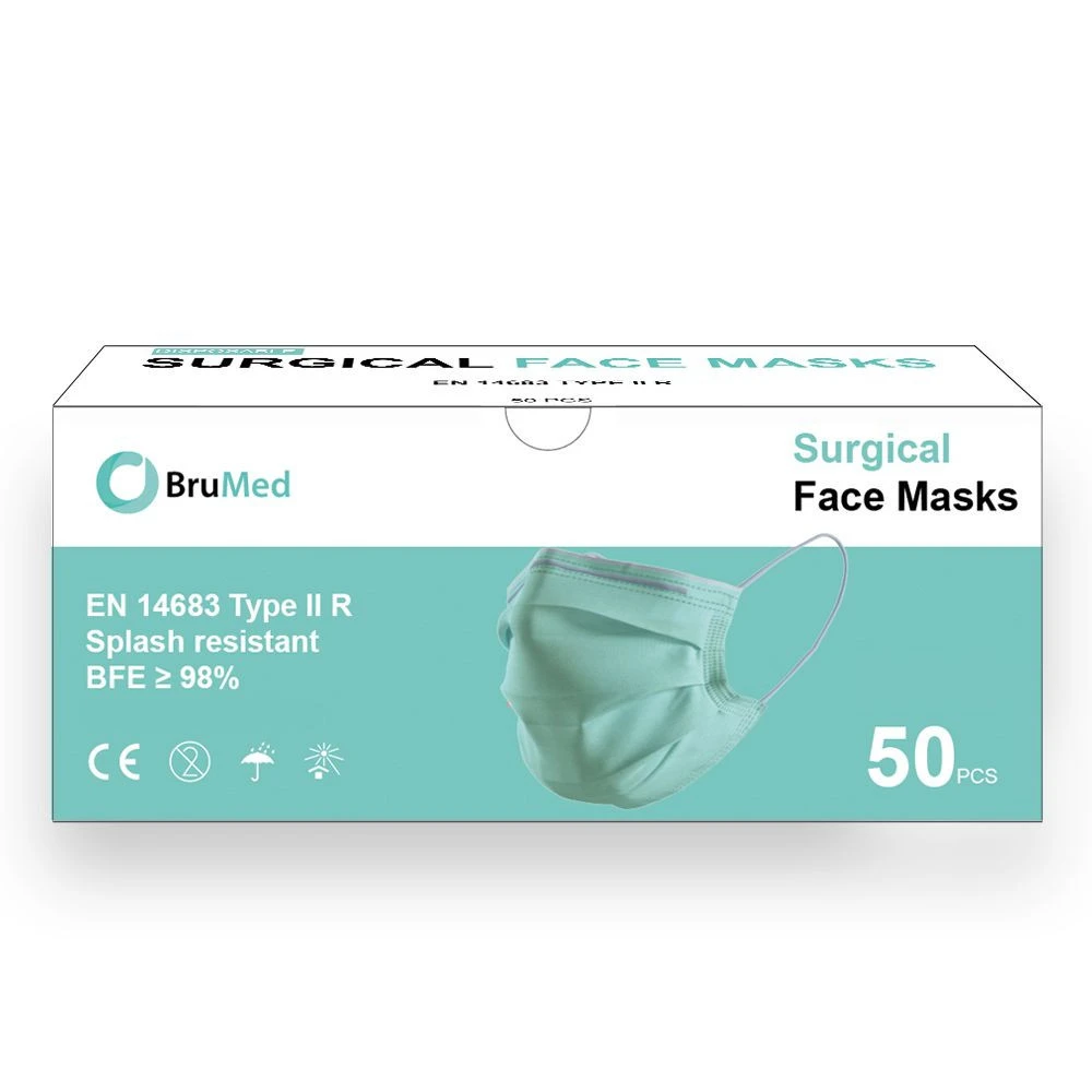 Buy Surgical Type Iir Mask - 3ply (en14683) from BruMed, Belgium ...