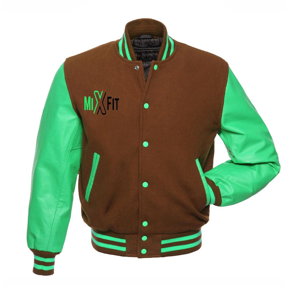 Buy Wool Blend Letterman Boys College Varsity Jackets from MIXFIT ...