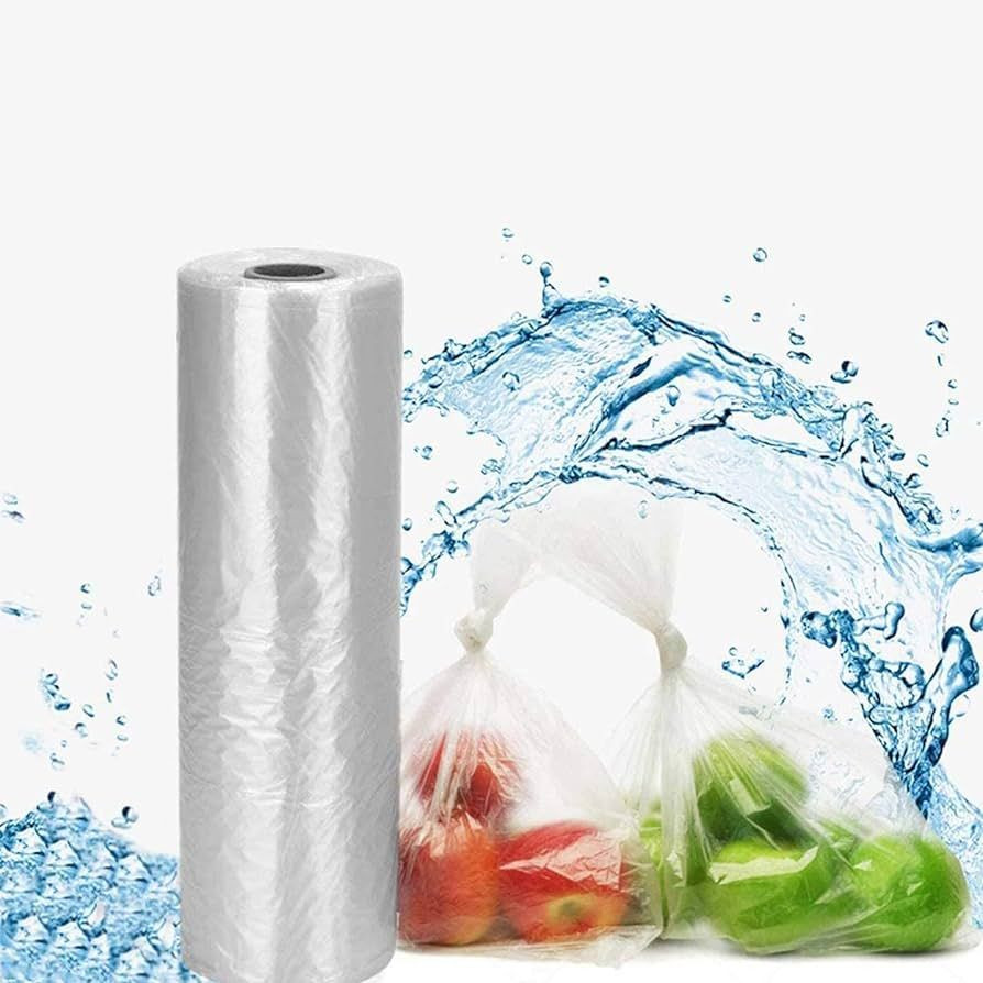 Buy Transparent Food Packaging Plastic Produce Bag On Roll For Fruits ...