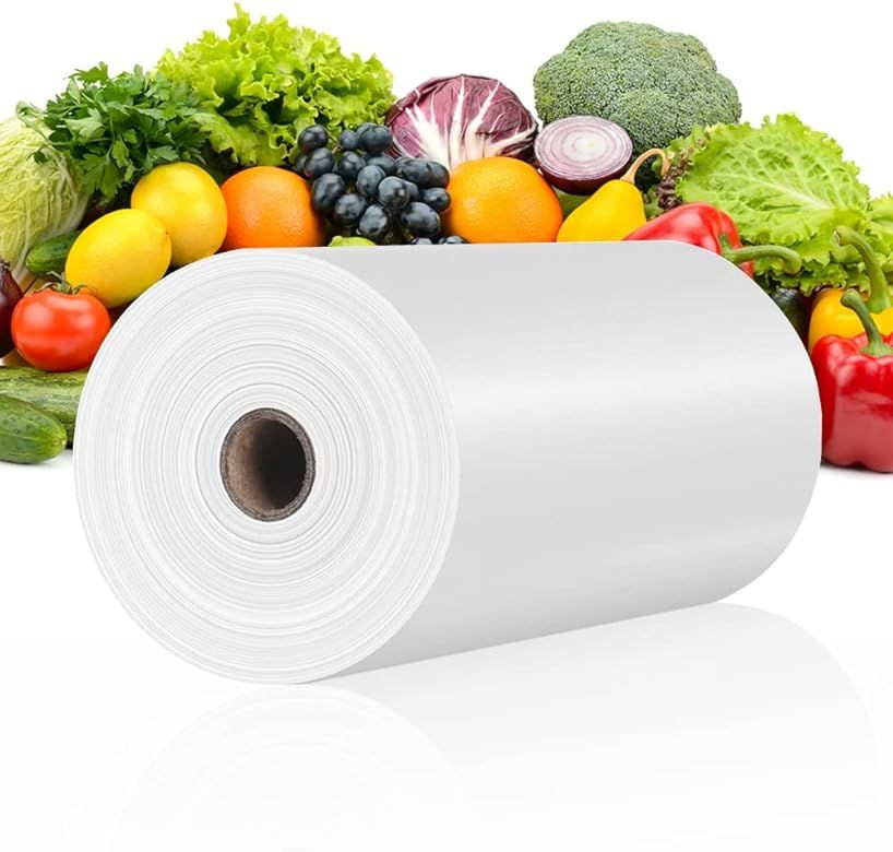 Buy Transparent Food Packaging Plastic Produce Bag On Roll For Fruits ...