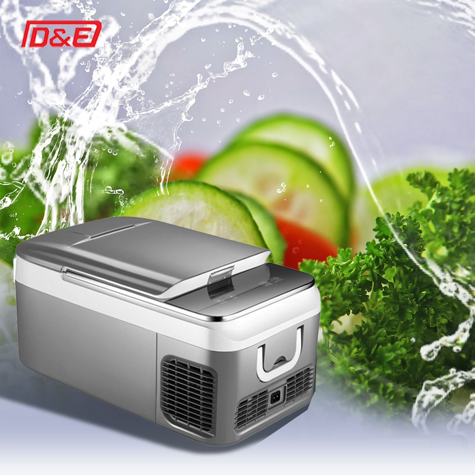 Buy 12v 24v Car Fridge from Qingdao D&E International Trade Co.,Ltd ...