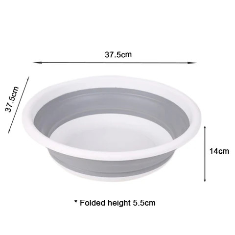 Buy 10l Round Collapsible Camp Wash Basin Pp Plastic Water Storage For ...