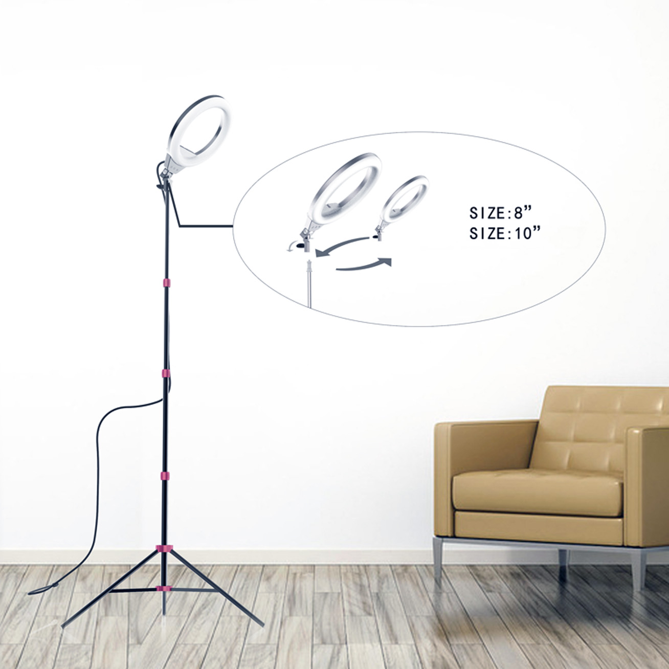 Buy 2021 Trending Products Photography Ring Light Abs White Led Ring ...