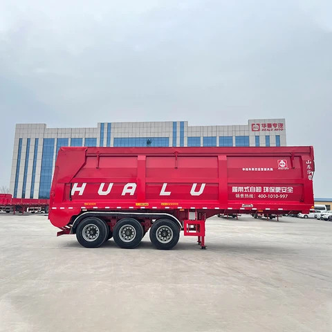 Buy 3 Axles 80 Tons Belt Trailer: Efficient And Automated Bulk Material ...