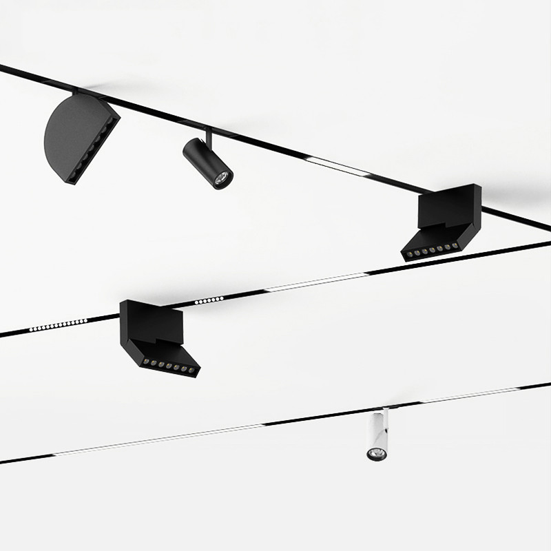 Buy Aluminum Ceiling Dc 48v Recessed Rail Magnet 6w 10w 20w 30w Cob ...