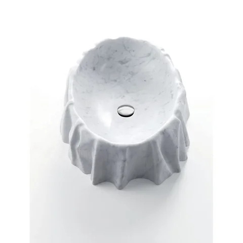 Buy Bespoke Sink Hand Washing Stone White Natural Marble Italian ...