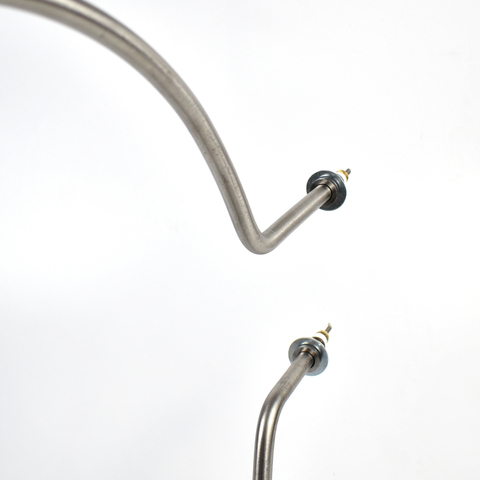 Buy Bright 12.7*469.9mm Custom Heat Element 440v 1.3kw Round Tubular ...