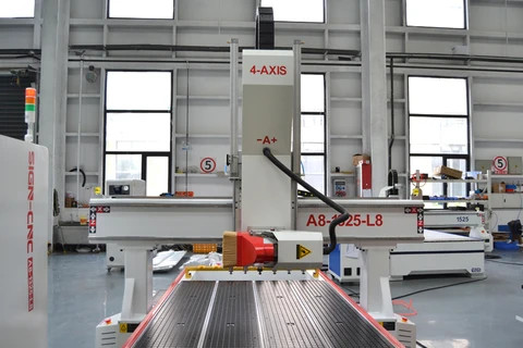 Buy Cnc Router 4 Axis 3d Wood Carving A8-1325-l8 Cnc Machine With Swing ...