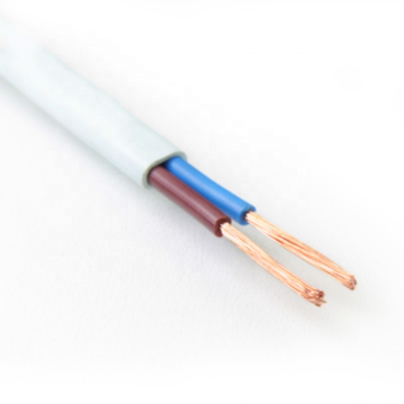 Buy Copper Conductor Rvvb 2x2.5/2x4 / 2x6mm Flat Two Core Flexible Electrical Copper Wire Cable ...