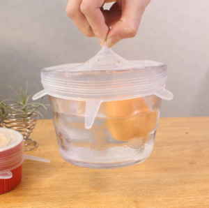Buy Creative Practical Stretchable Silicone Fresh Cover / Cup Lid Bowl ...