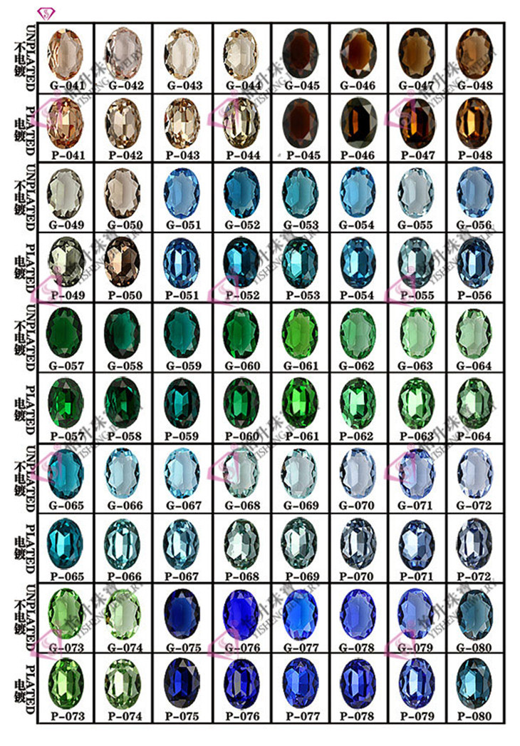 Buy Cubic Zirconia/corundum/spinel/glass Stone/opal Gemstone Color ...