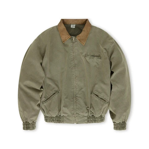 Buy Custom Blank Acid Washed Old Lapel Jacket Fall/winter Loose Casual ...