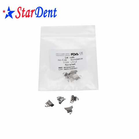 Buy Dental Orthodontic Material Buccal Tubes Metal Brackets Bondable ...