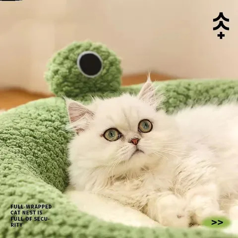 Buy Dog Bed Cute Frog Pet Bed Comfortable Cozy Frog Plush Pet Beds from ...