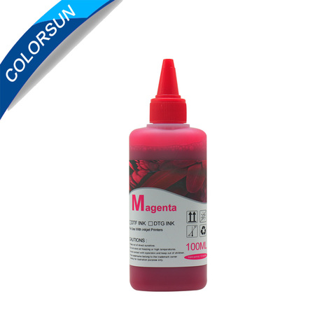 Buy Dtf Heat Transfer Ink 100ml Each Color Textile Pigment Ink from Shenzhen Colorsun Digital ...