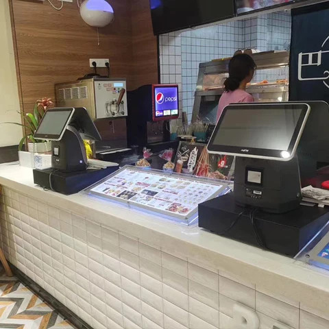 Buy Dual Screen Touch Screen Desktop Epos Tp Pos System Payment ...