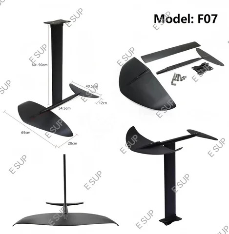 Buy E Sup Carbon Fiber Hydrofoil Surf Board Foil Water Play Surfing ...