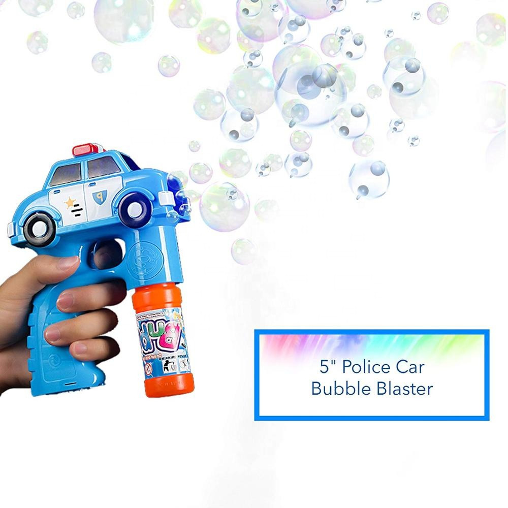 Buy Electronic Light Up Police Bubble Blaster Shooter Gun,flashing ...