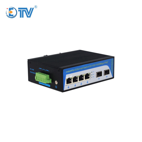 Buy Etv Outdoor Industrial Poe Switch Gigabit 4 Port 10/100/1000m Poe ...