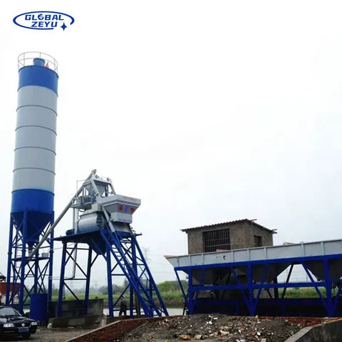 Buy Factory Full Automatic Electric Stationary Concrete Batching Plant ...