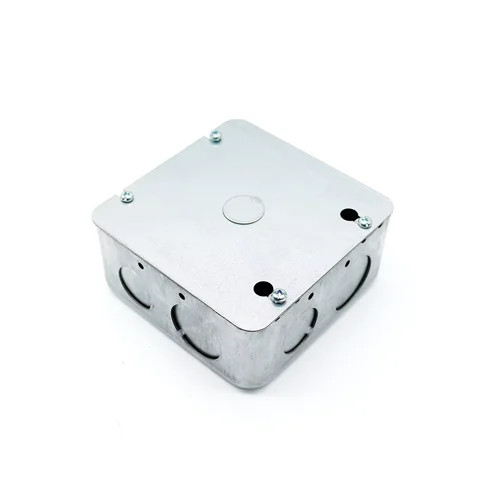 Buy Galvanized Steel Flat Square Box Cover With Concentric 1/2 In And 3 ...
