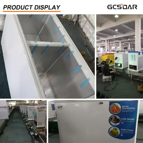 Buy Gcsoar Complete Solar System 208l 68w Dc 12v Refrigerator 500w ...