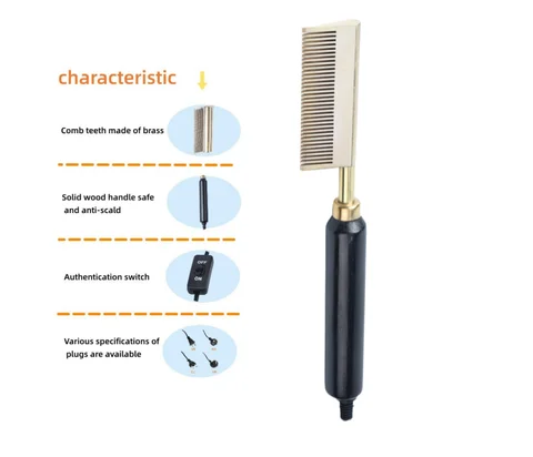 Buy Hair Comb Straightener Electric Electric Hot Combs Comfortable ...