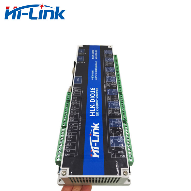 Buy Hlk-dio16 Support Rj45 Rs232 Rs485 Remote Control Switch Relay Hilink 16 Channels Relay from ...