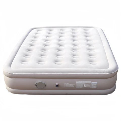 Buy Hot Sale Pvc Flocking Outdoor Portable Inflatable Matress Built-in ...
