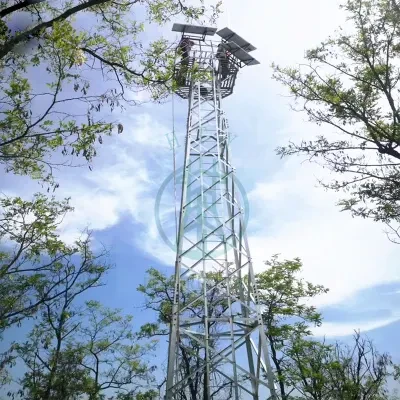 Buy Hty Oem Sales Watch Tower Monitoring Surveillance Tower Steel ...