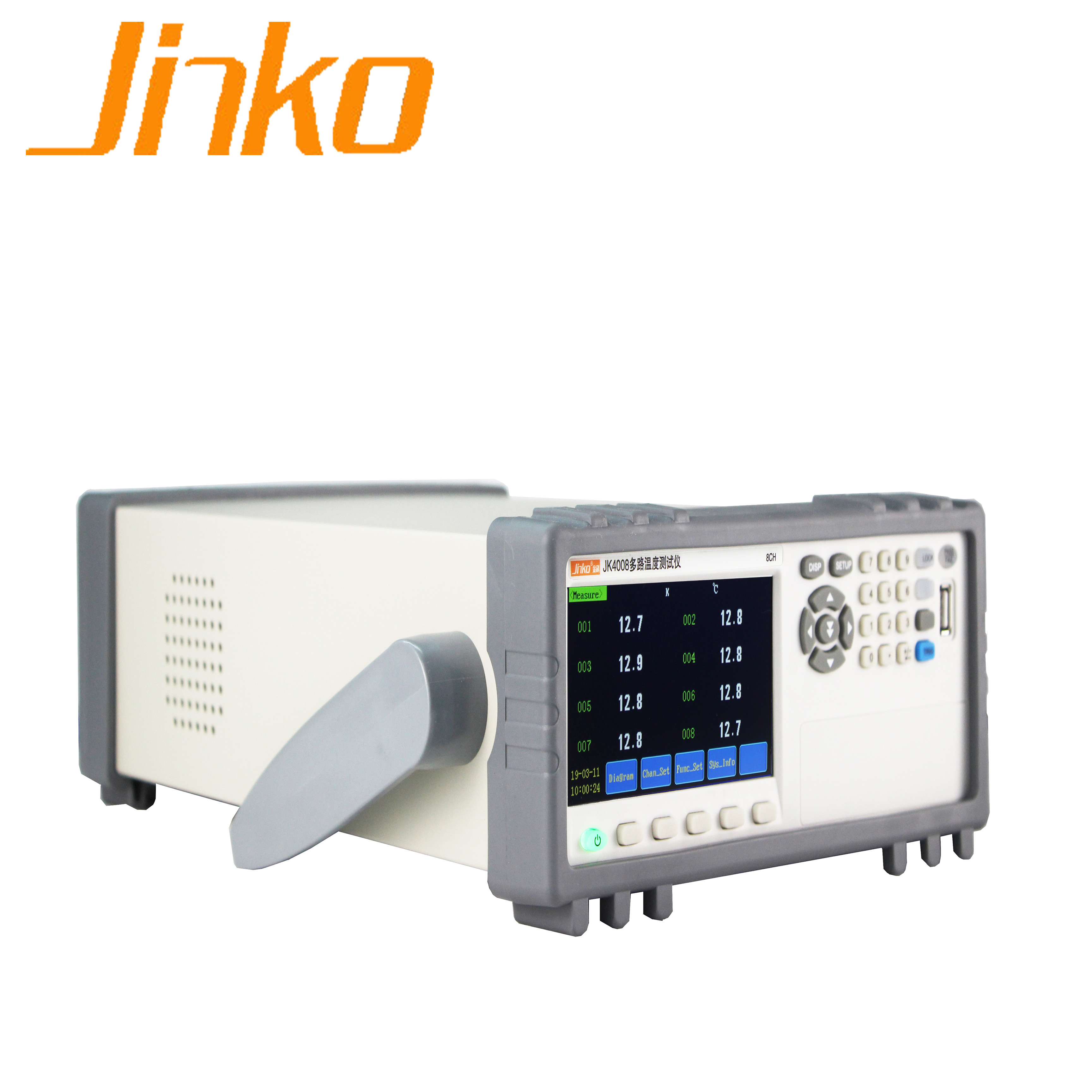 Buy Jinko Thermometer Temperature Data Logger Jk4008 Multichannel ...