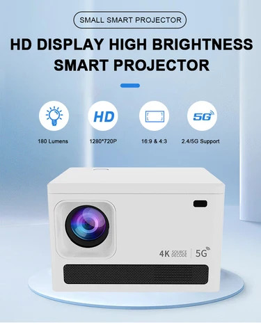 Buy Mini Mobile Projector Home Use Palm Size Remote Projector Android ...