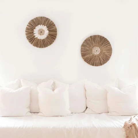 Buy Natural Seagrass Puka Wall Hang Wall Decor Handmade From Vietnam ...