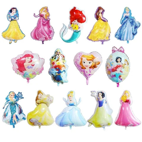 Buy New Large Princess Series Of Aluminum Film Balloons Shopping Mall ...