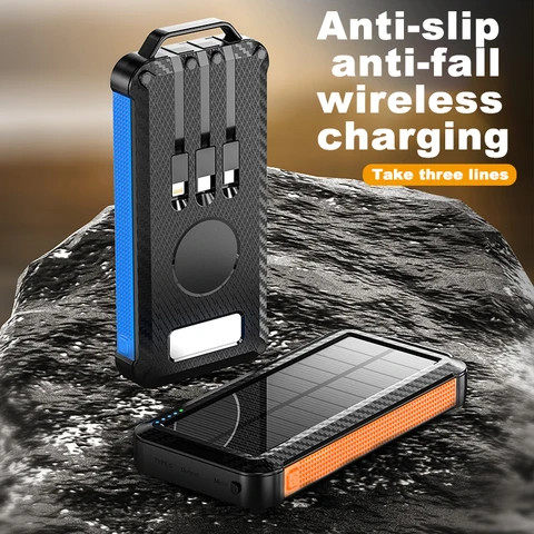 Buy Portable Waterproof Solar Panel Power Bank Outdoor Solar Charger ...