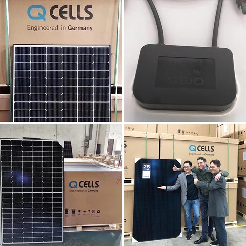 Buy Q Cells Bifacial Half Solar Panels 400w 410w 415w Mono Perc Pv ...
