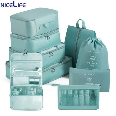Buy Rushed On Suitcase Nylon Luggage Travel Packing Storage Clothes ...