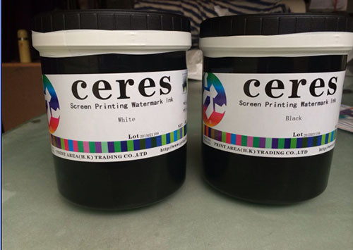 Buy Screen Printing White Watermark Ink, 500 Gram/bottle from Guangzhou ...