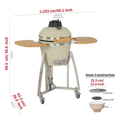 Buy Seb 16 Inch Charcoal Barbecue Bbq Grills Outdoor Asador De Carbon ...