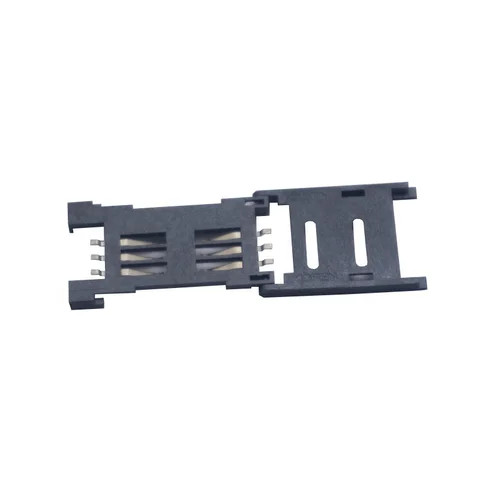 Buy Self Locking 6pin Smd Sliding Flip Type Sim Card Connector from ...