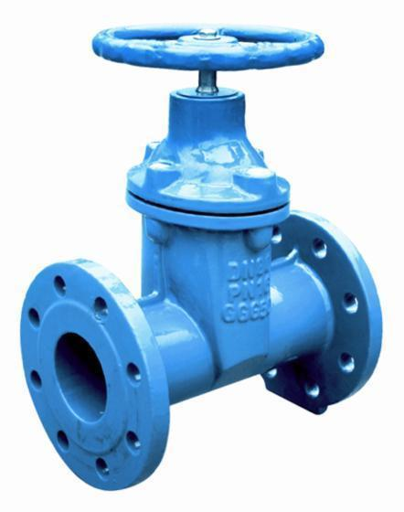 Buy Soft Seal Slange Ductile Iron Gate Valve Wheel Handle With Cast ...