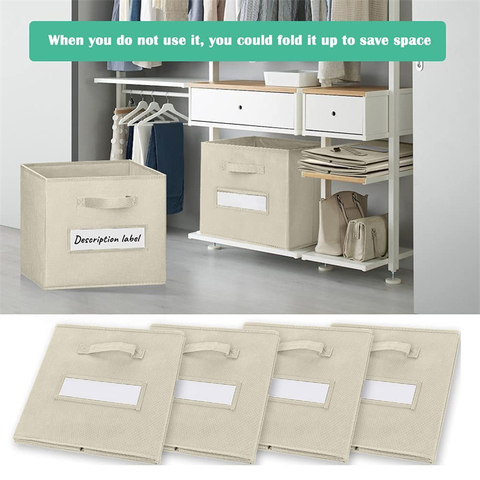 Buy Stackable Foldable Collapsible Crate Jeans Clothes Home Camping ...