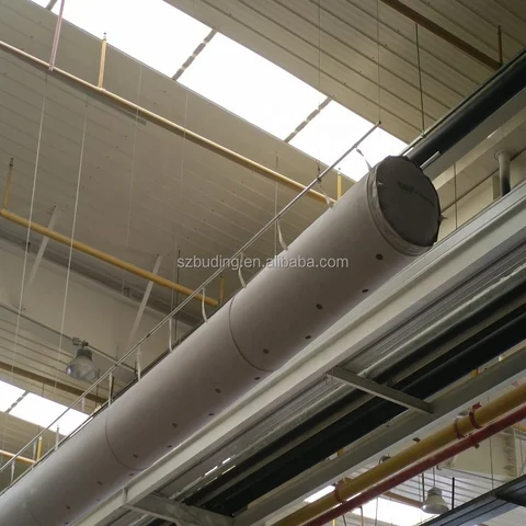 Buy Textile Air Conditioner Duct Pipe For Production Plant from Buding ...