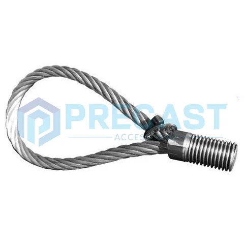 Buy Threaded Lifting Loop Galvanized Steel Wire Rope from Nanjing ...