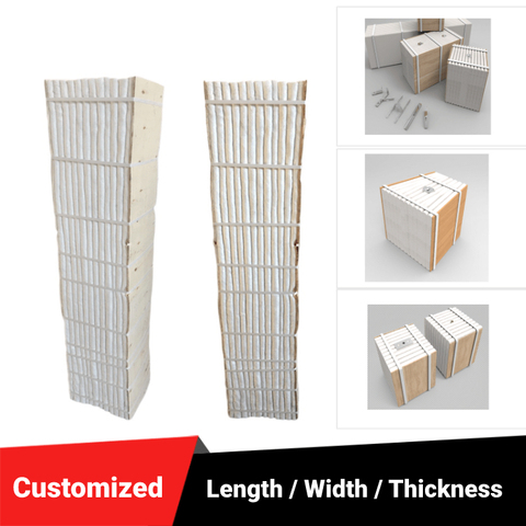 Buy Whosale Price Furnace Refractory Ceramic Fiber Module Heat ...