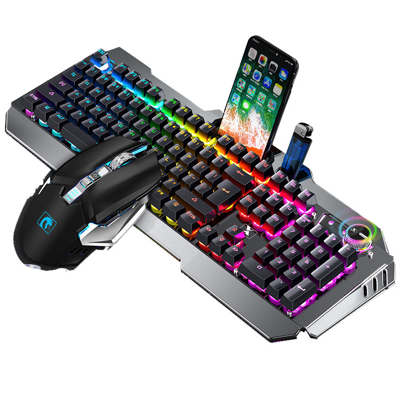 Buy Wireless Keyboard And Mouse Suspended Keycap Design Keyboard+mouse ...