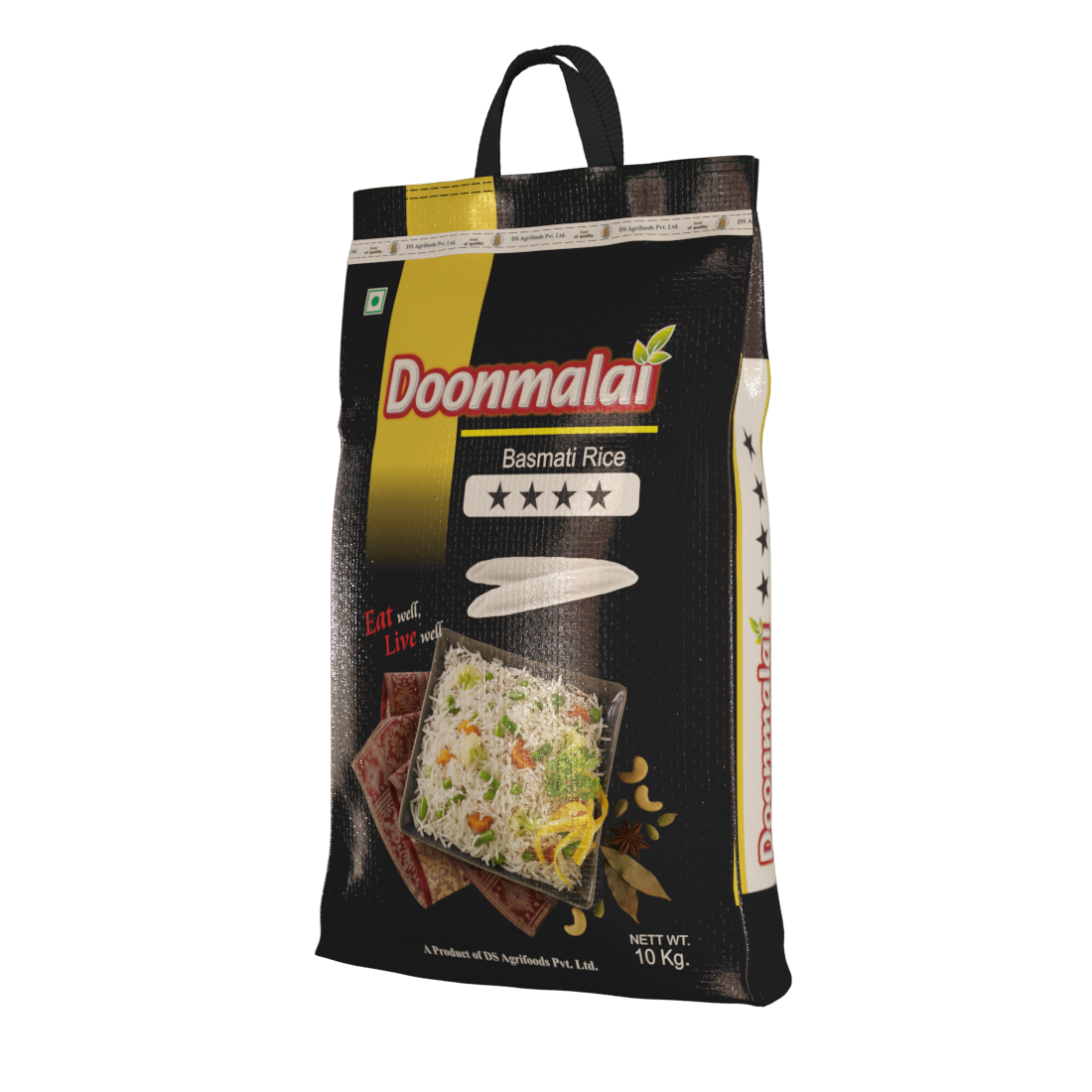 Buy Doonmalai Premium Pusa 1121 Basmati Rice (4 Star) from DS Agrifoods ...