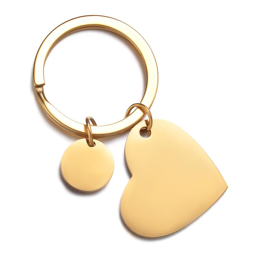 Buy Heart Shape Stainless Steel Metal Keychain from Shenzhen Vistarts ...