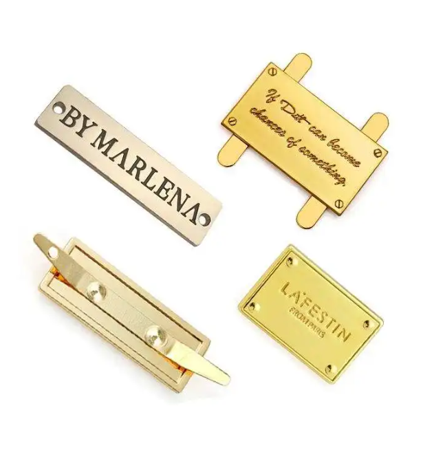 Buy Nameplate Custom 14k Solid Gold Clothes Brass Personalized Magnet ...